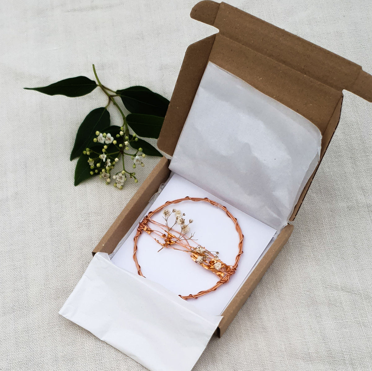 Mini Copper Wire Wreath – Winning Works