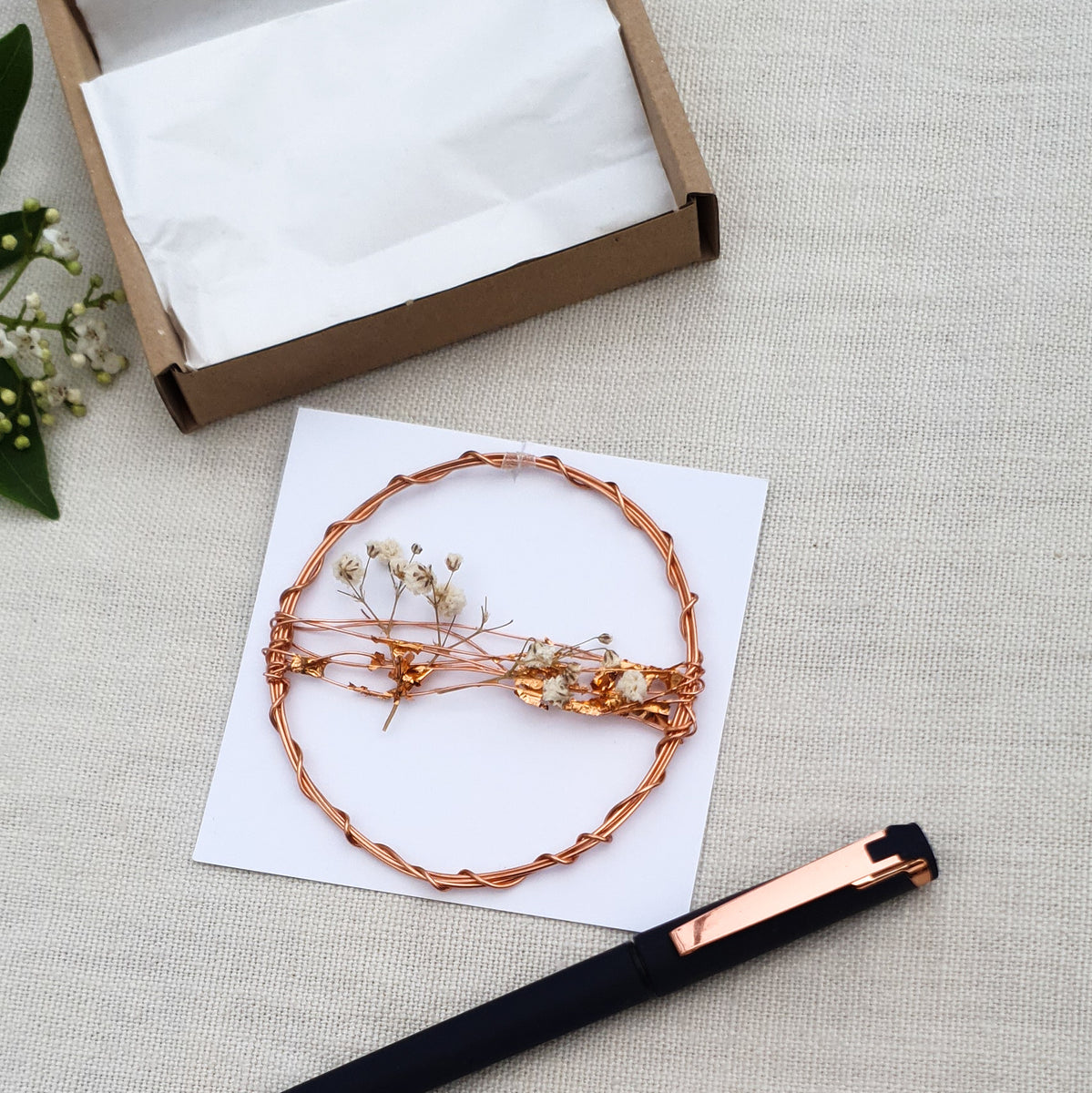 Mini Copper Wire Wreath – Winning Works